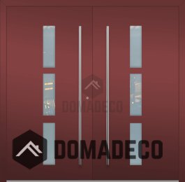 LIM Modus double - Aluminium-Doppelflügeltüren für das Haus Domadeco